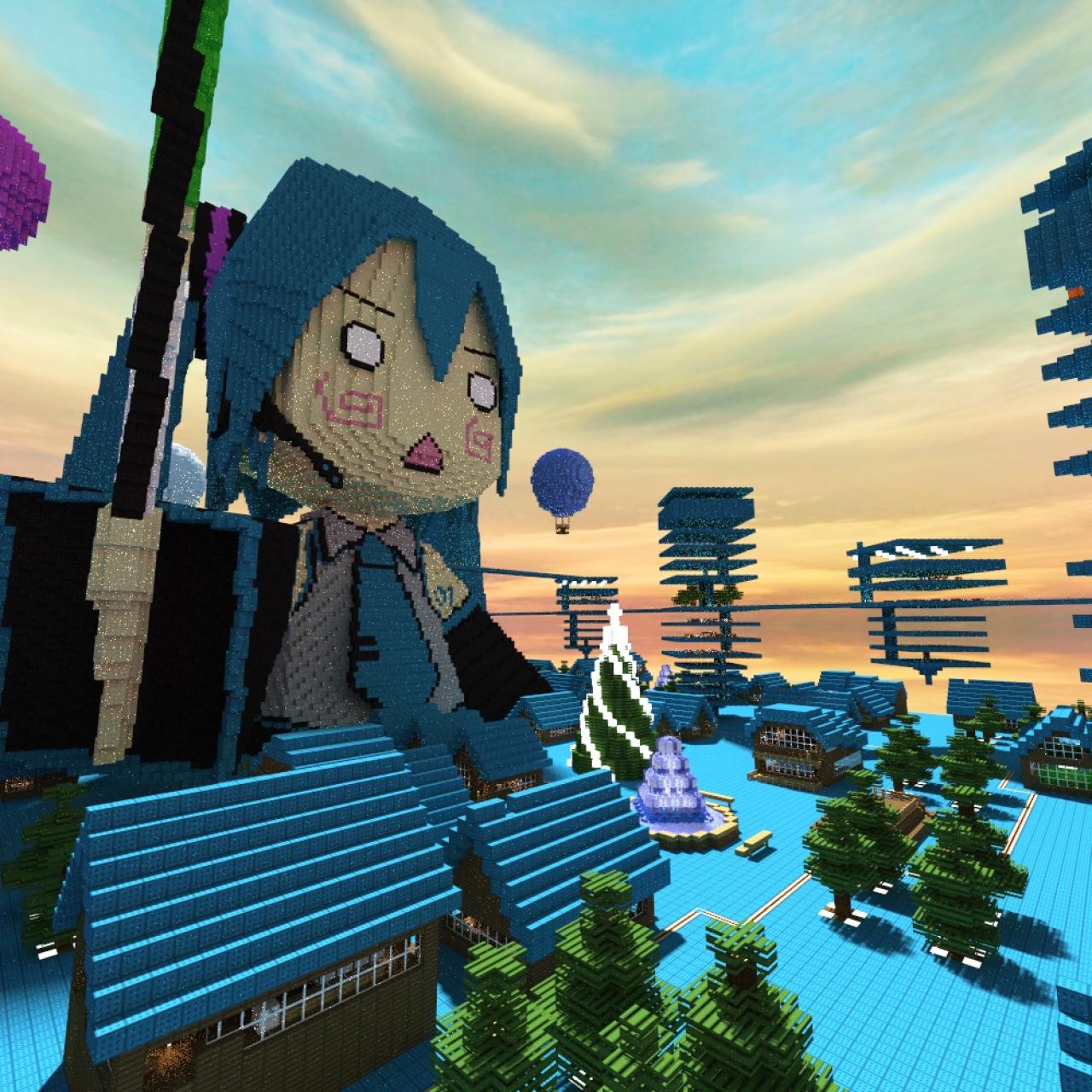 [hm] Miku Village (PE) Minecraft Map