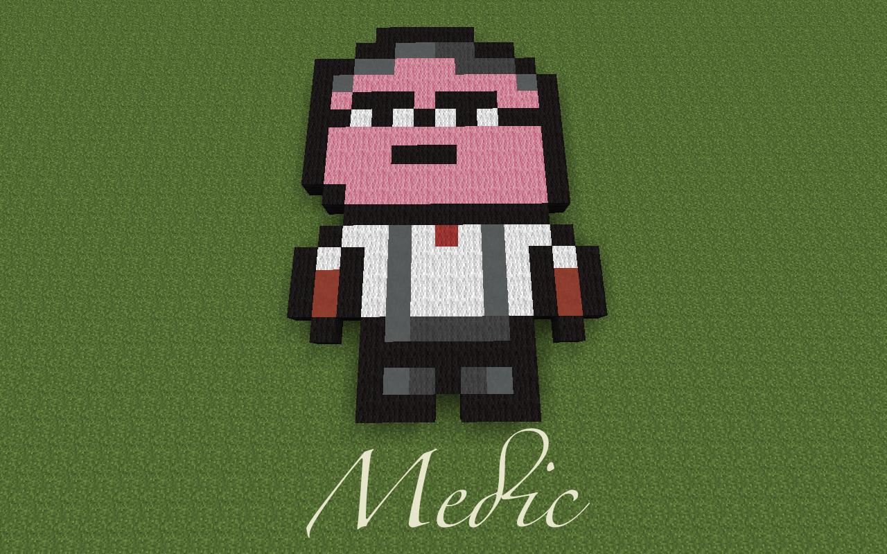 Team Fortress 2 Pixel Art Test (Passed On) Minecraft Project