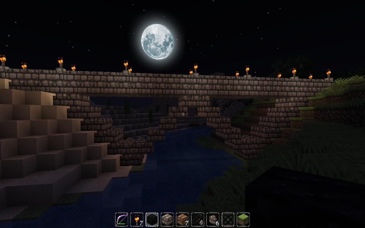 Stone bridge Minecraft Map