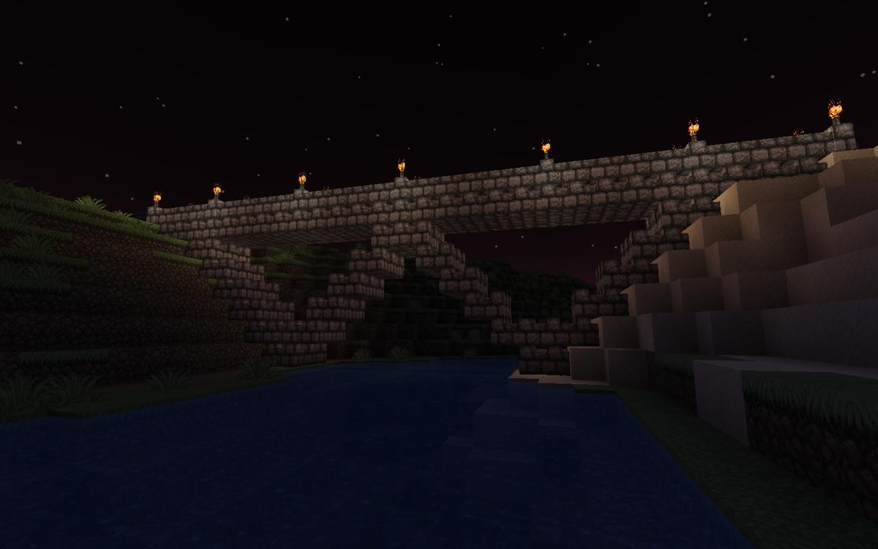 Stone bridge Minecraft Map