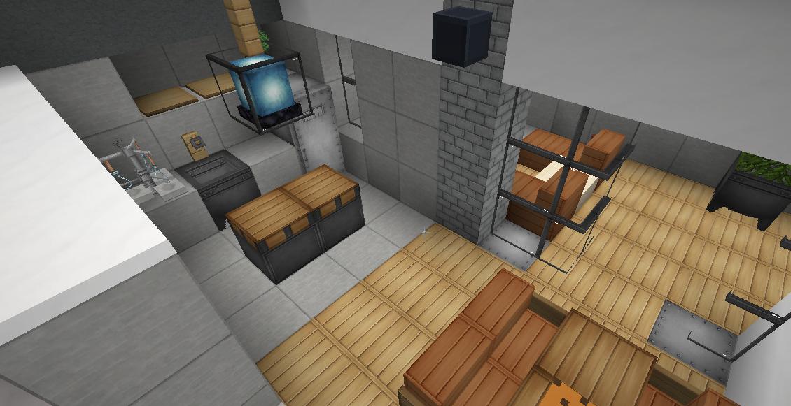 Vento High tech, modern house Minecraft Map