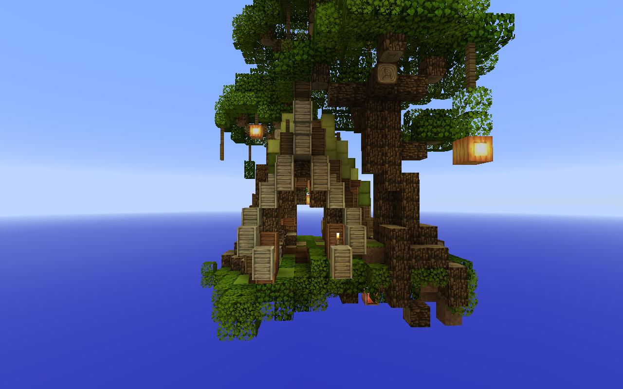 Wood Elven Storehouse Minecraft Map