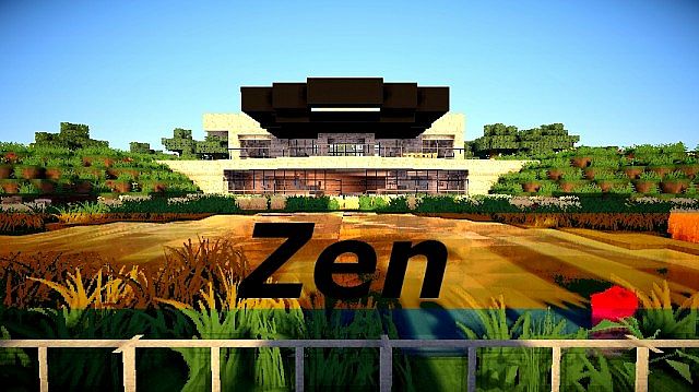 | Zen | Modern House Minecraft Map
