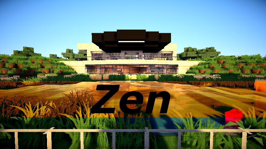 | Zen | Modern House Minecraft Map