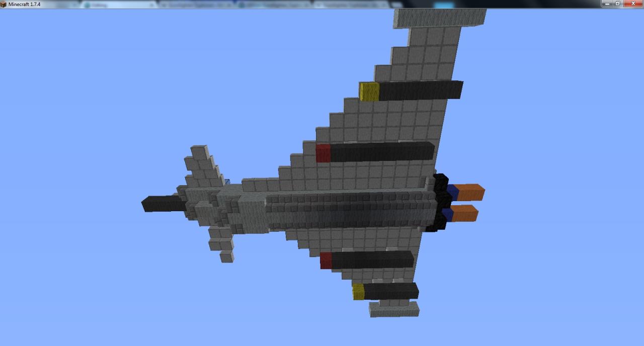 Eurofighter Typhoon Minecraft Map