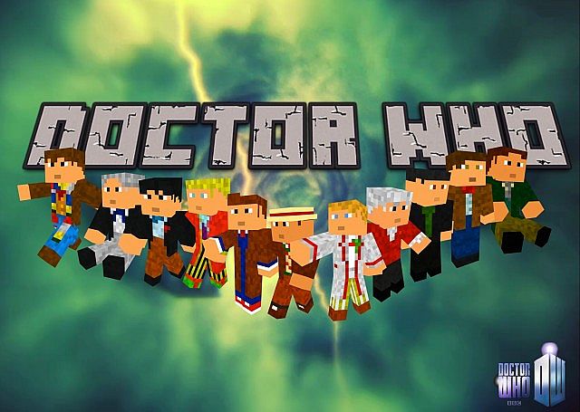 Minecraft Doctor Who Skin Series