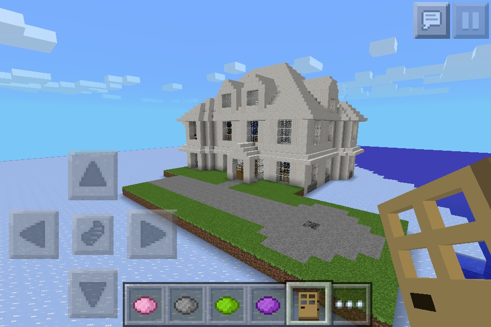 Quartz House (Detailed Interior) Minecraft Map