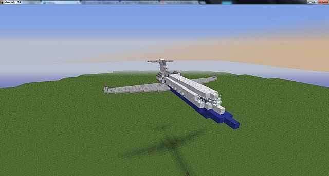 Learjet 55 Minecraft Map