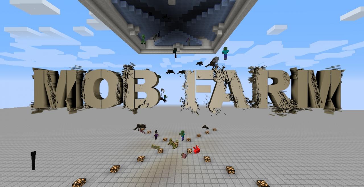 Extremely Productive Mob Farm/Grinder Minecraft Map