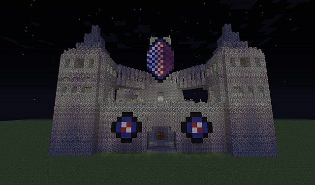 "cobblestone" castle Minecraft Map