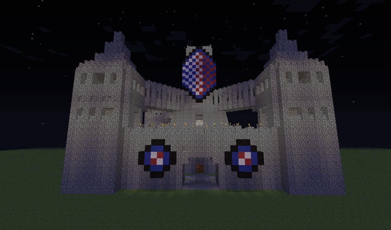 "cobblestone" castle Minecraft Map