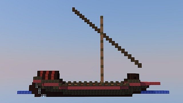 Medieval Small Galley Minecraft Map