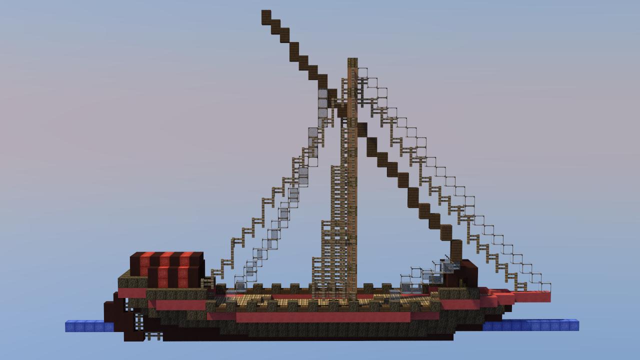 Medieval Small Galley Minecraft Map