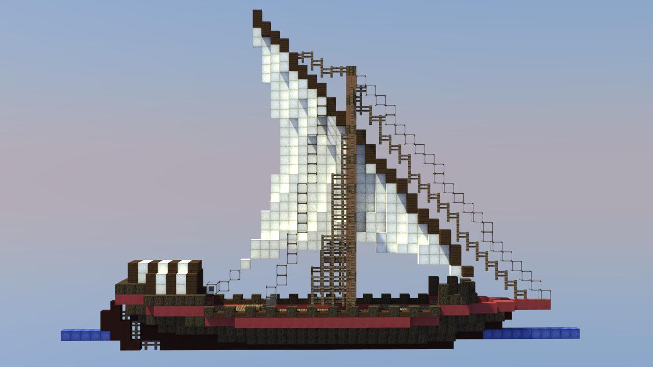 Medieval Small Galley Minecraft Map