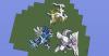 Palkia, Dialga and Arceus pixel arts Minecraft Map