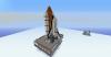 Space Shuttle on Launchpad Minecraft Map