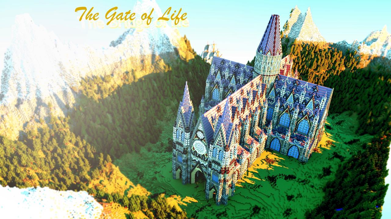 The Gate of Life (Cathedral by Freekm1234) Minecraft Map
