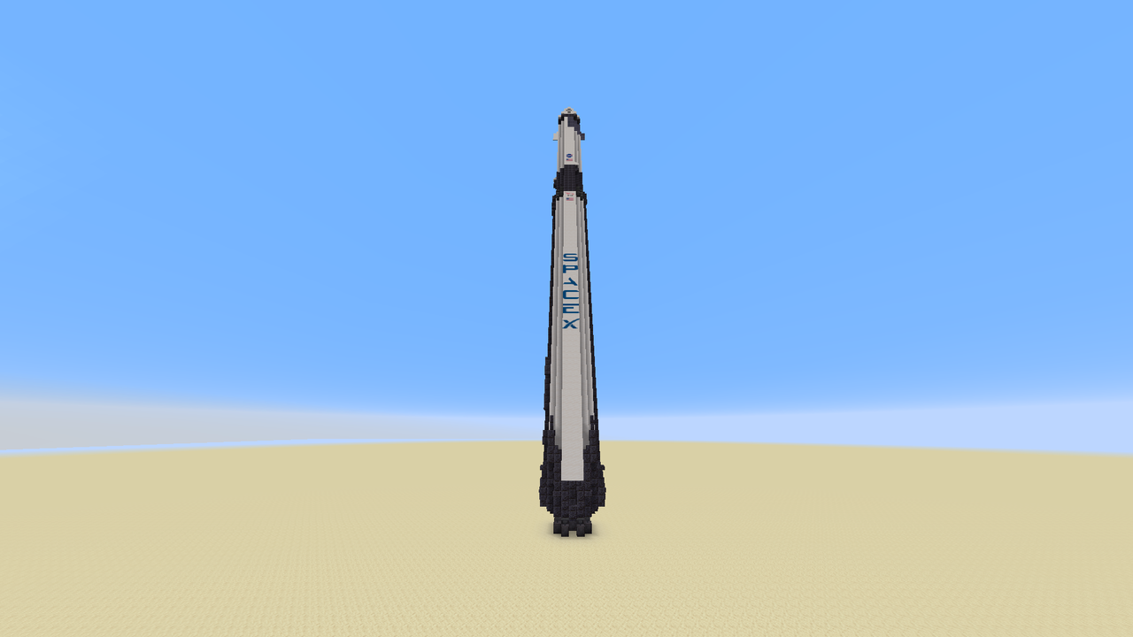 Falcon 9, Falcon Heavy, and Dragon Logos & Textures Pack Minecraft ...