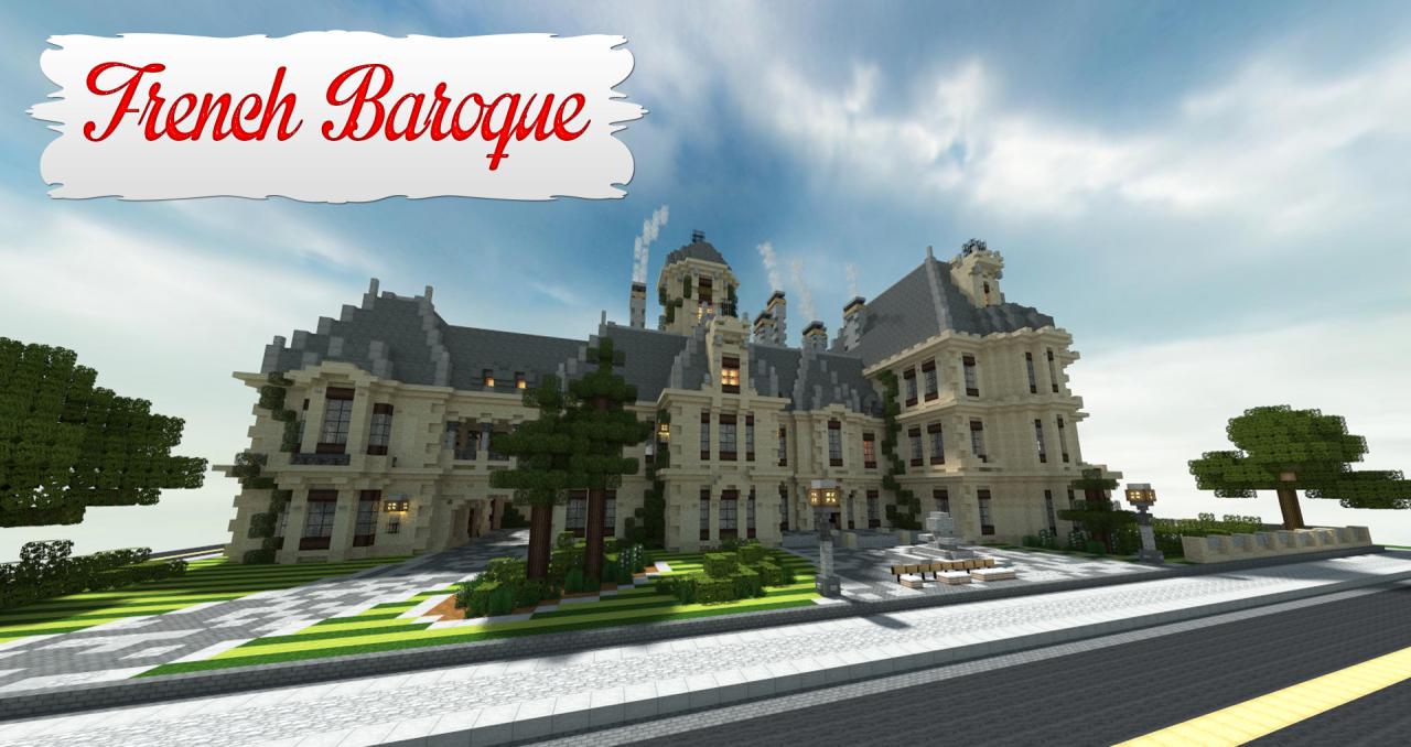 French Baroque Mansion | TBS | WoK | 0fri Minecraft Map