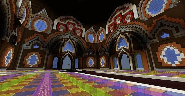 spawn building Minecraft Map