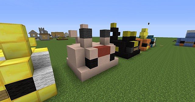 Chibi Pokemon Statues :3 Minecraft Map