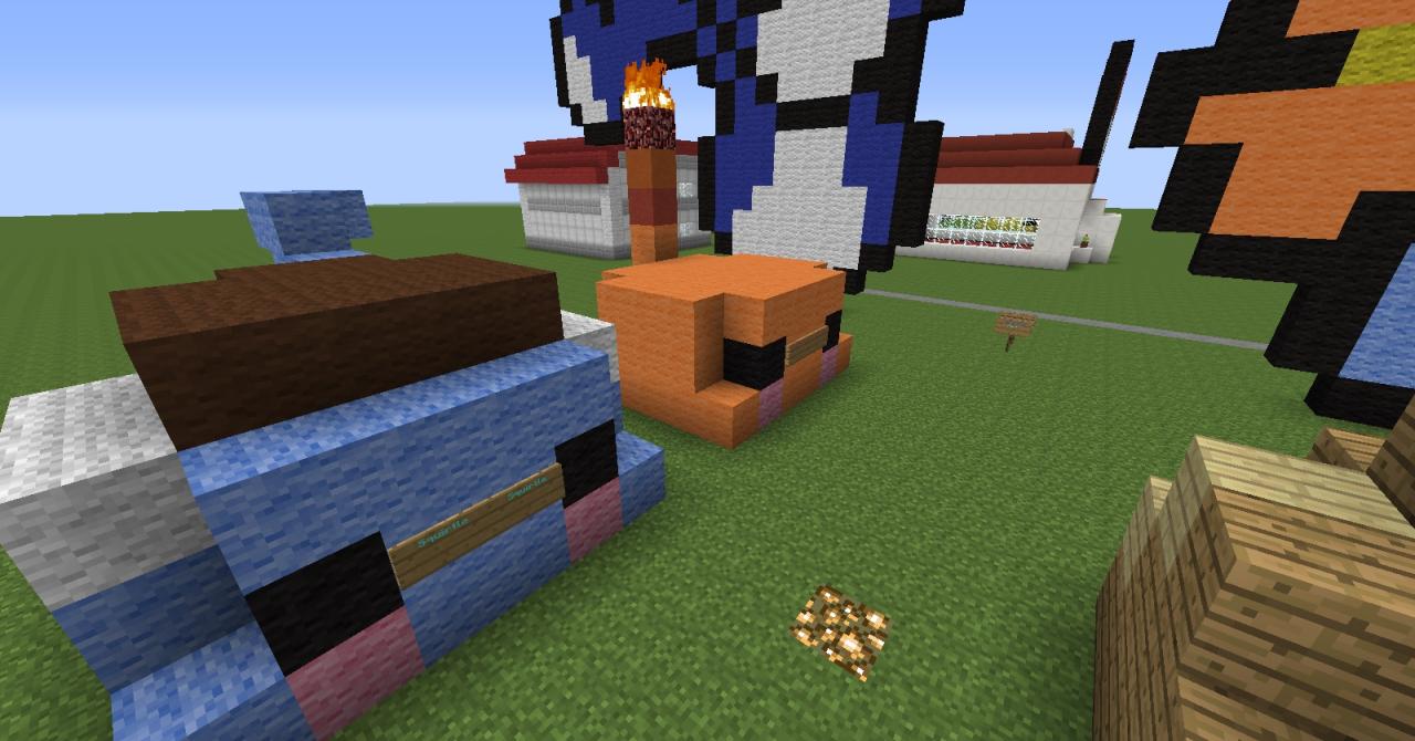 Chibi Pokemon Statues :3 Minecraft Map