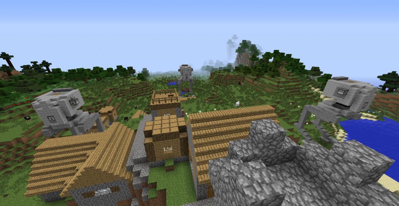 AT-ST (All Terrain Scout Transport) Minecraft Map