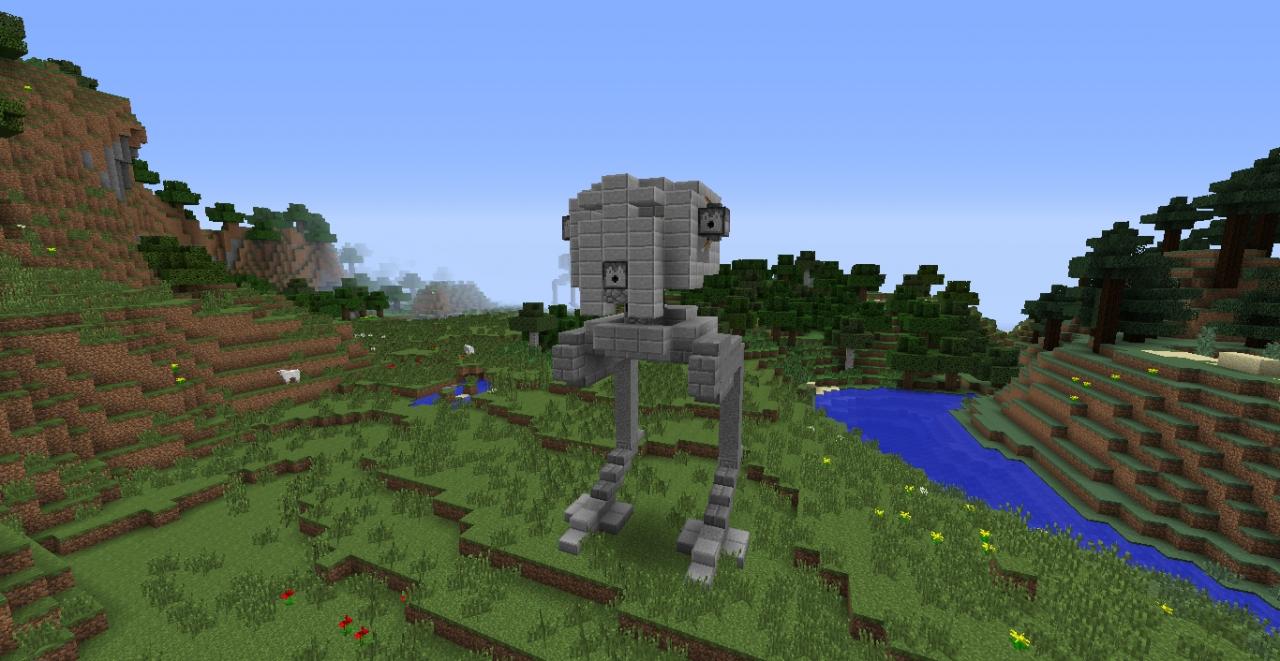 AT-ST (All Terrain Scout Transport) Minecraft Map
