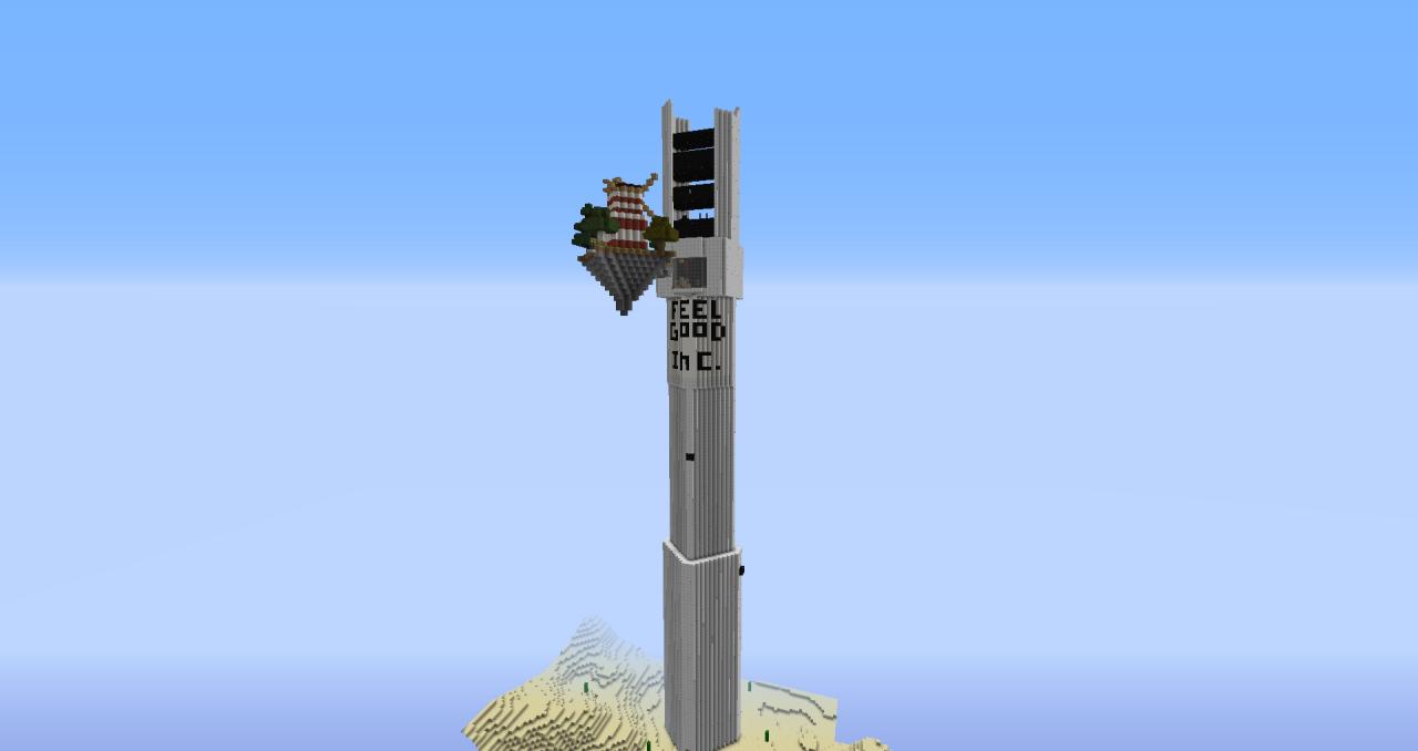 Gorillaz Feel Good Inc. Minecraft Map