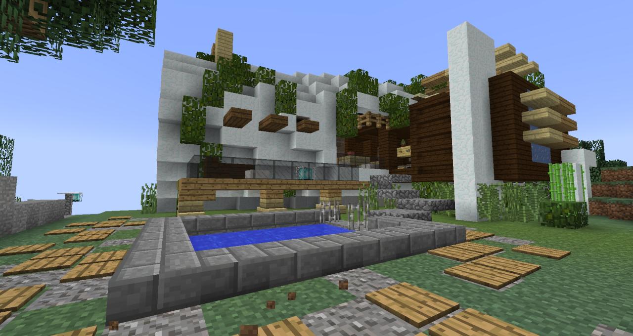 Curl - Modern House 2 Minecraft Map