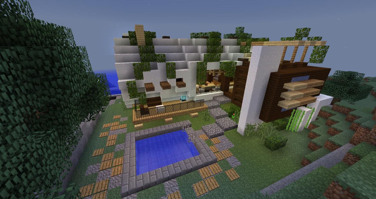 Curl - Modern House 2 Minecraft Map
