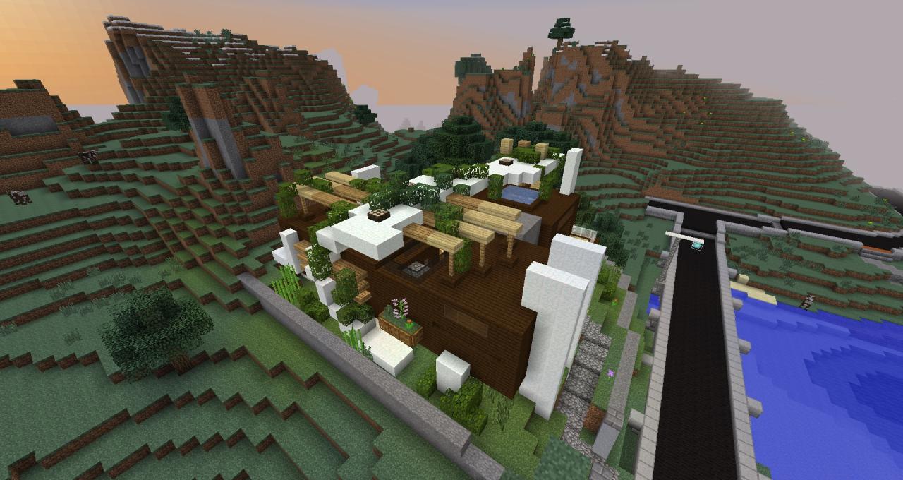 Curl - Modern House 2 Minecraft Map