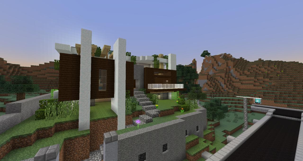 Curl - Modern House 2 Minecraft Map