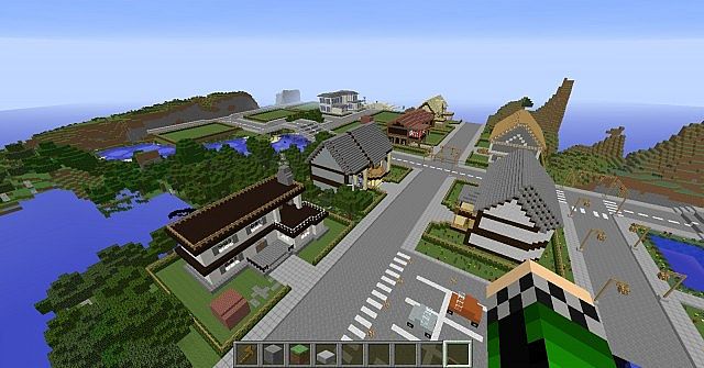 Minecraft Neighborhood (Progress) Minecraft Map