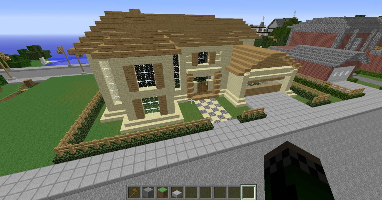 Minecraft Neighborhood (Progress) Minecraft Map