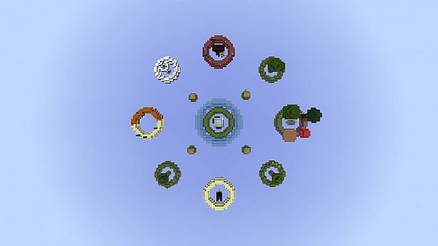 Sky rings Minecraft Map
