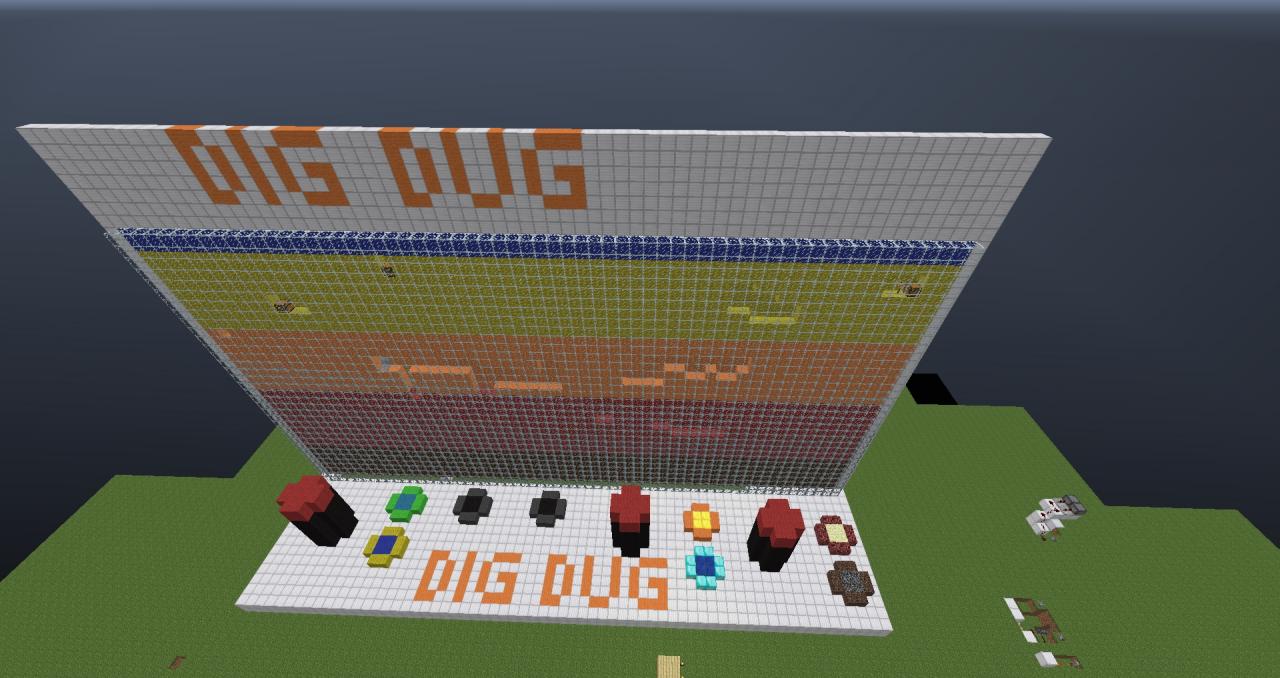 dig dug console Minecraft Map