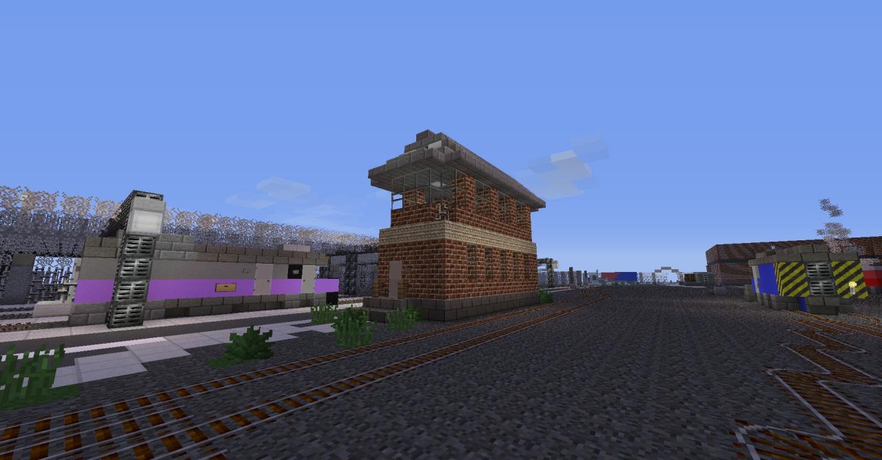 Trains in Greenfield Minecraft Map