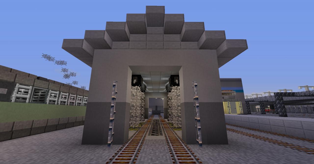 Trains in Greenfield Minecraft Map