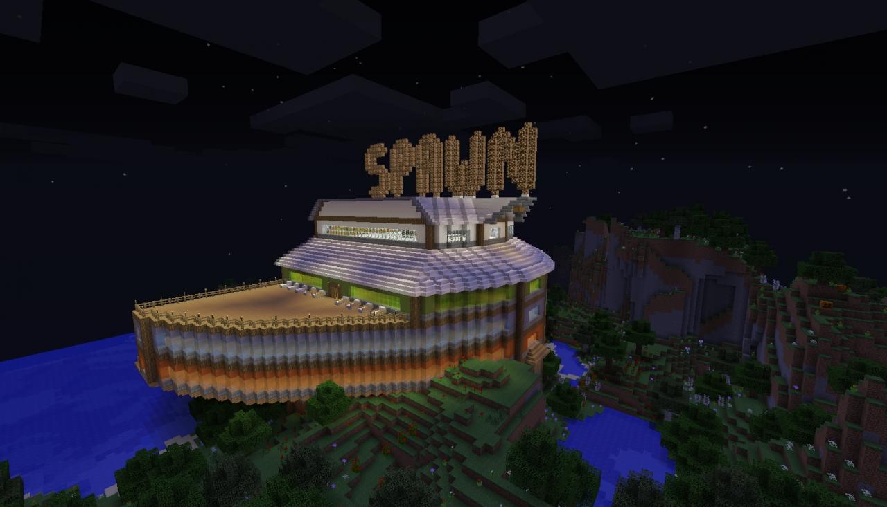 A Spawn Building for your servers Minecraft Map