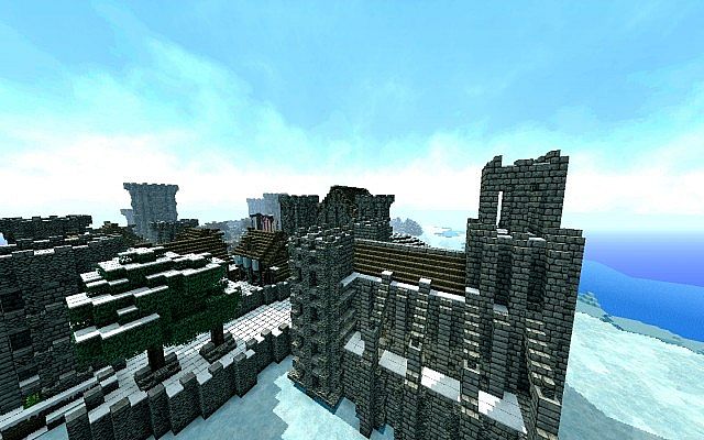 Snow Fortress (Conquest or Dokucraft recommended) Minecraft Map