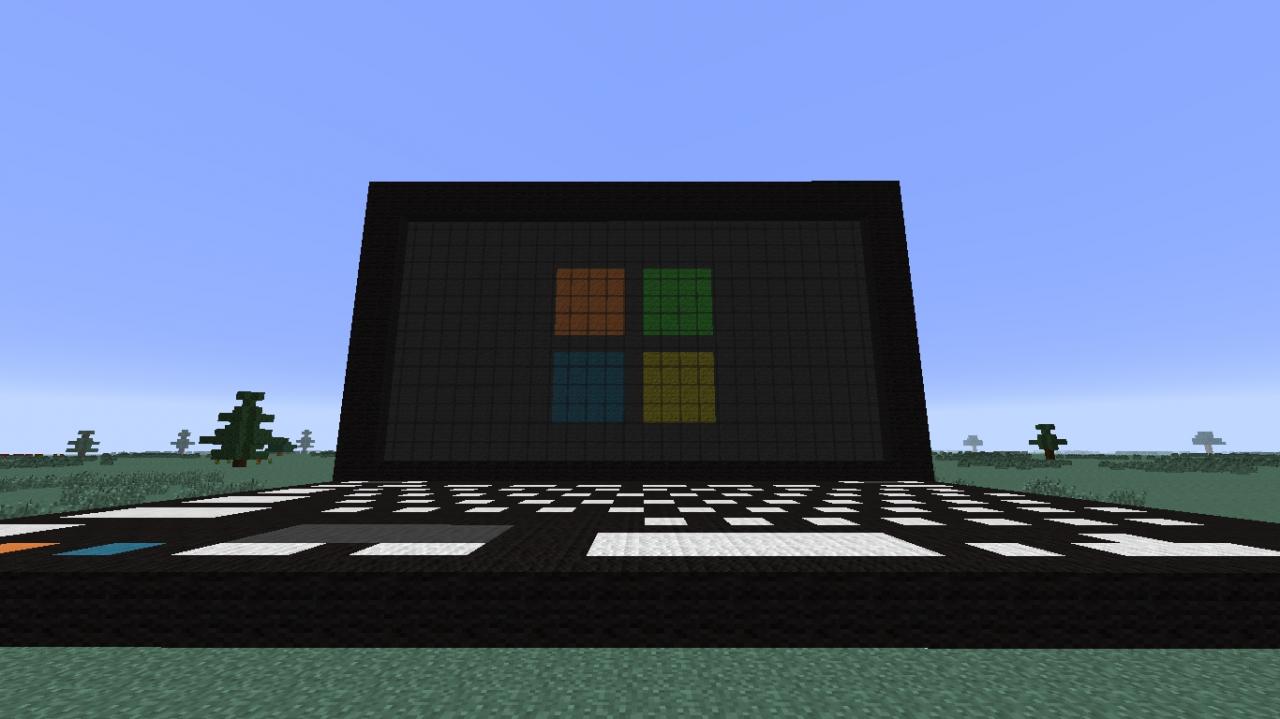 Microsoft windows computer Minecraft Map