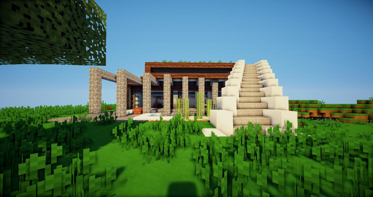 Case - Modern Eco Home Minecraft Map