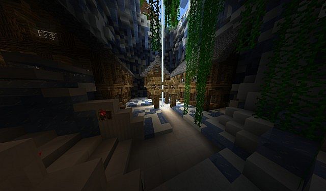 Cave Artic Spawn Minecraft Map