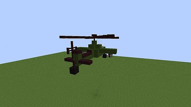 AH-64 Apache Minecraft Map