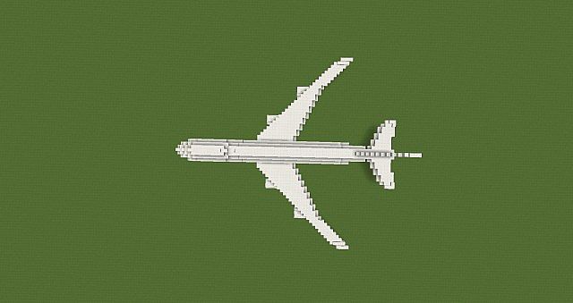 Boeing 747-100 Emirates 1:1 Minecraft Map