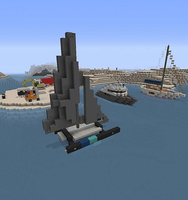 Cars, boats and planes Minecraft Map