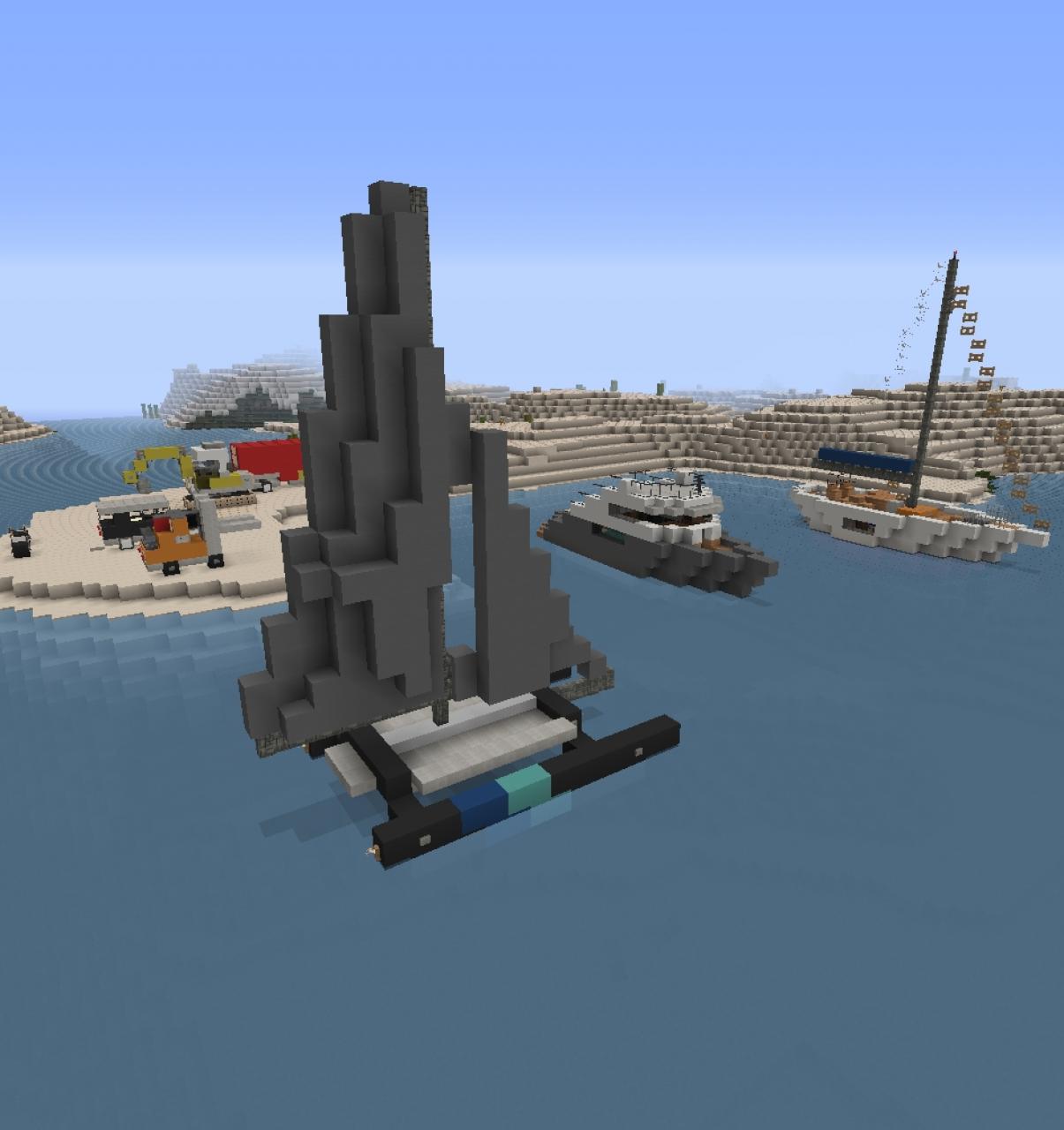 Cars, boats and planes Minecraft Map