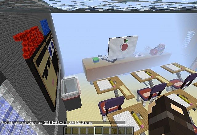 Avi200 and Pellicopters map Classroom Minecraft Map