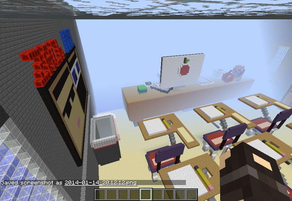 Avi200 and Pellicopters map Classroom Minecraft Map